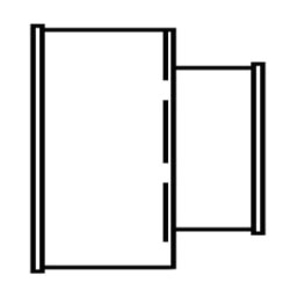 3 x 4 in. Hub Type PSM PVC Concentric Reducing Coupling | Winsupply