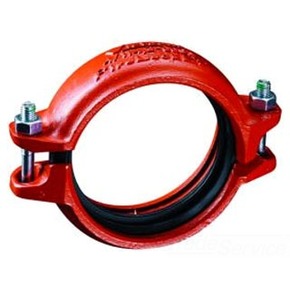 Firelock EZ 2-1/2 in. Grooved Orange Ductile Iron Rigid Coupling, Style ...