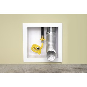 4 in. Plastic Dryer Vent Box with Trim Ring | Winsupply