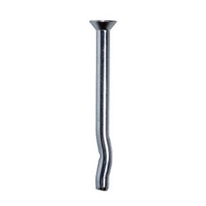 1/4 x 1-1/4 in. Carbon Steel Head Round Crimp Anchor, Zinc-Plated ...