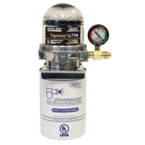 Tigerloop Ultra 1/4 in. Female 60.7 GPH Combination Oil De-Aerator and ...