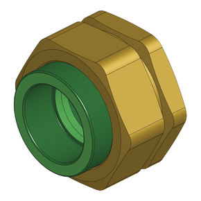 1-1/2 in. Socket Fusion x Socket Fusion PP-RCT Brass Union | Winsupply