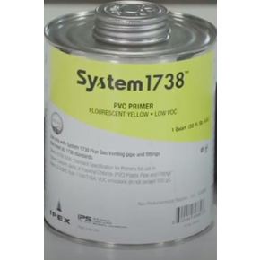 PVC Flue Gas Venting Primer, 32 oz, Can, Yellow | Winsupply