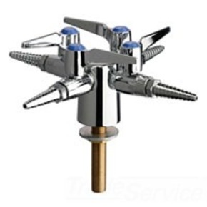 Deck-Mounted Turret with Four Ball Valves at 90-Degrees with Check ...