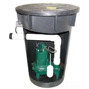 115V 4/10 HP Simplex Sewage Package System | Winsupply