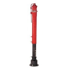 36 in. Cast Iron Upright Indicator Post for 4 to 12 in. Automatic Fire ...