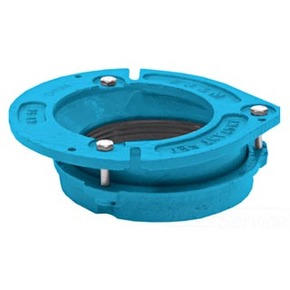 Frank Pattern 4 x 2 in. Cast Iron Instant Set Closet Ring with 3/4 ...