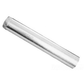 3 x 30 in. Galvanized 28 Gauge Steel Single Wall Vent Pipe | Winsupply