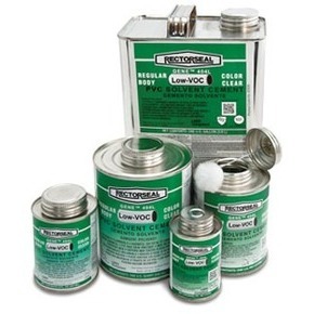 Gene 404L Clear Regular Body PVC Cement, 1/2 pt. Dauber Top Can | Winsupply