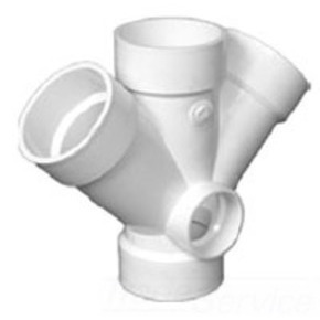 3 x 2 in. PVC Double Wye | Winsupply