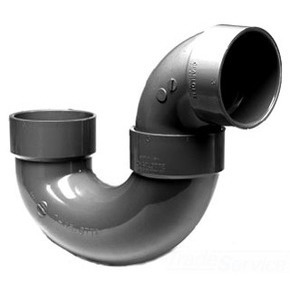 ChemDrain 1-1/2 in. Hub CPVC P-Trap with Solvent Weld Joint | Winsupply