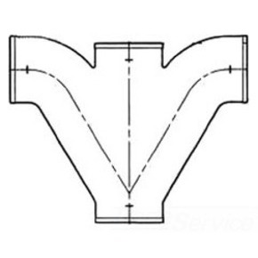 3 in. No Hub Cast Iron Figure Five | Winsupply