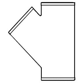 8 x 8 x 5 in. No Hub Cast Iron Reducing Wye | Winsupply