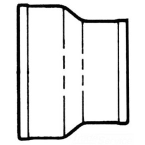 4 x 2 in. No Hub Cast Iron Short Reducer | Winsupply