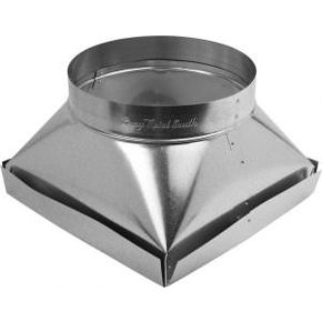 10 x 10 x 8 in. 30 Gauge Round to Square Diffuser Box | Winsupply