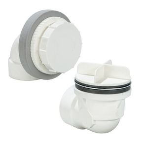 PVC Bathtub Rough-In Kit with Zinc Strainer, Chrome | Winsupply