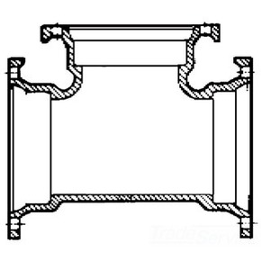 14 in. Mechanical Joint Ductile Iron Compact Tee | Winsupply