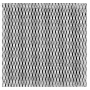24 x 24 in. Steel Fixed Pattern Perforated T-Bar Lay-In Return Diffuser ...