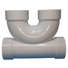 4 in. PVC DWV 2-Way Double Barrel Cleanout | Winsupply