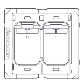 2-Gang Quick Wire Backplate | Winsupply
