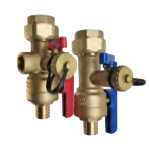 3/4 in. F1807 PEX Tankless Water Heater Isolation Kit, Female Union x ...